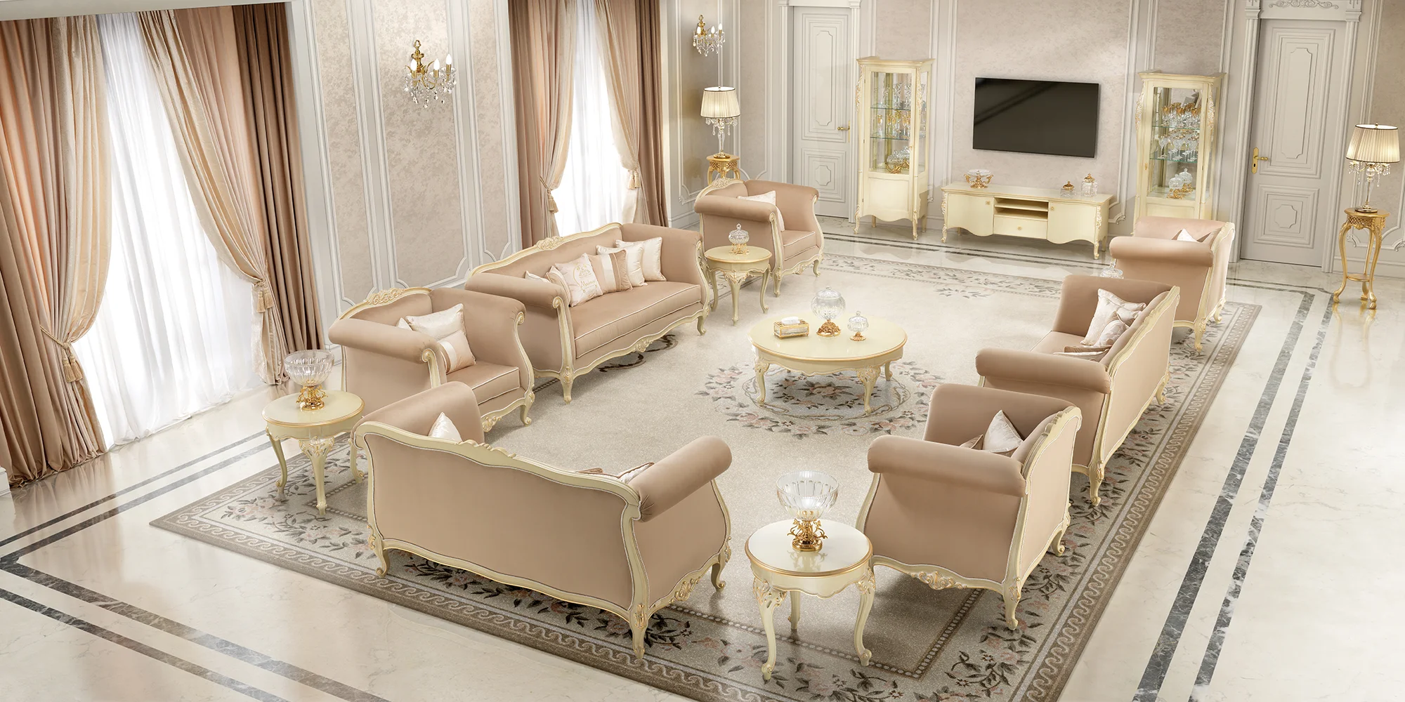 Kuwait Interior Design: Italian Luxury Style - Modenese Gastone